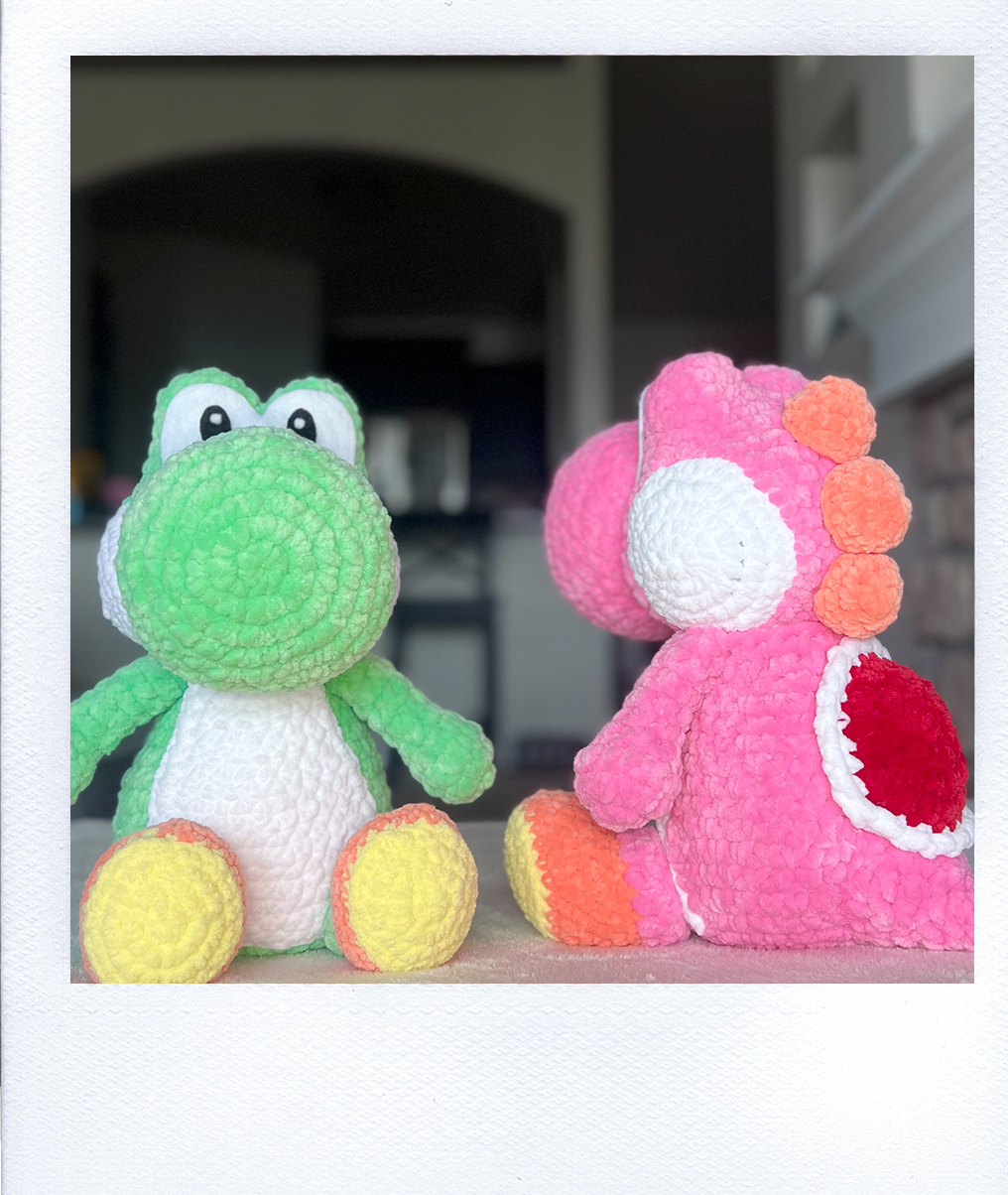 Yoshi And Egg Free Crochet Pattern Crochet Pink Pumpkin